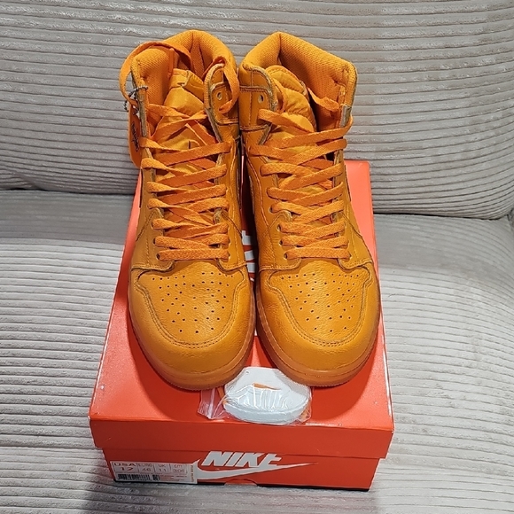 Nike | Shoes | Air Jordan Retro Hi Nike Vibrant Orange Hightop Sneakers ...